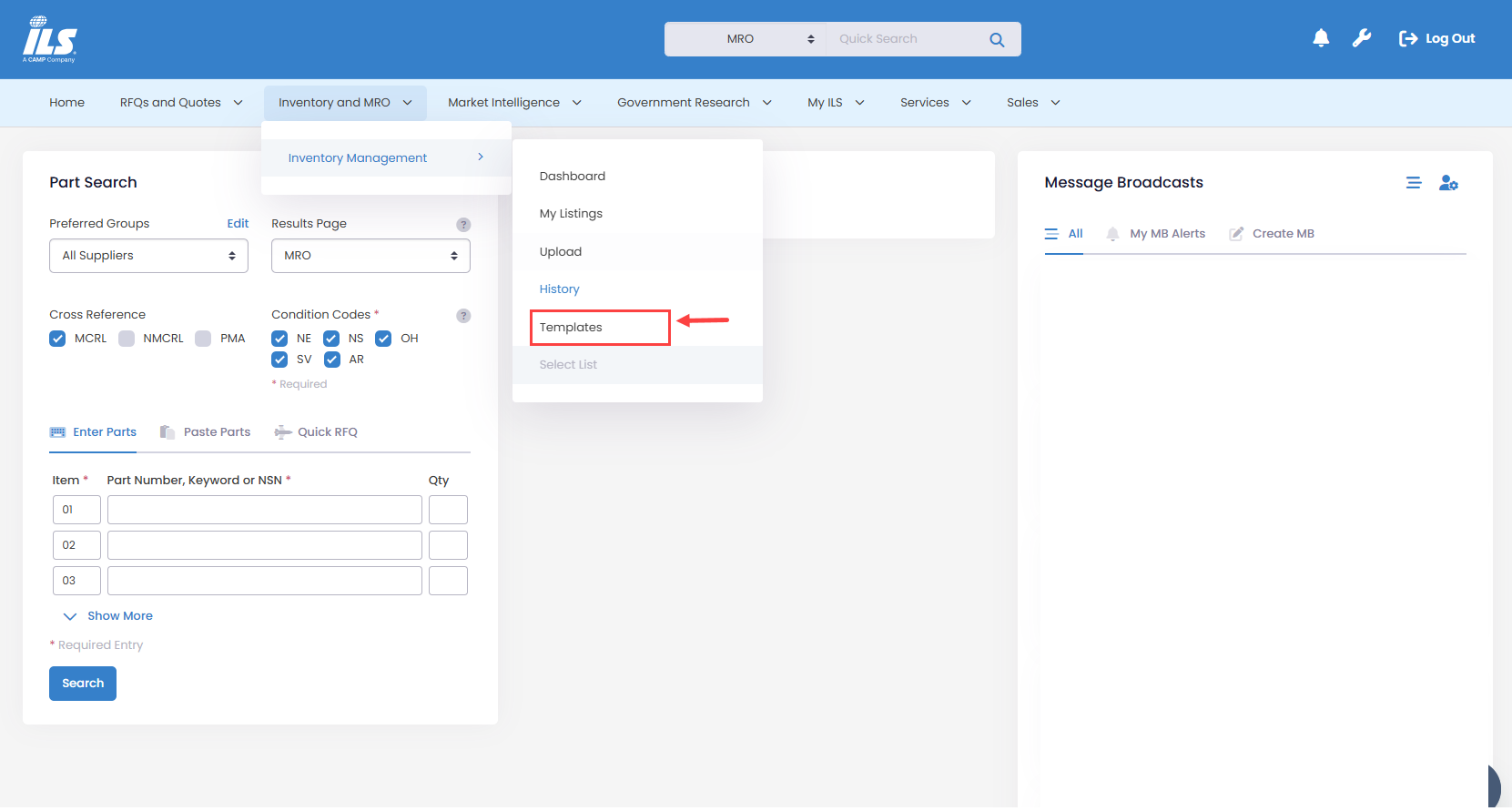 How to Upload Inventory and MRO (Parts Intelligence) – Inventory ...